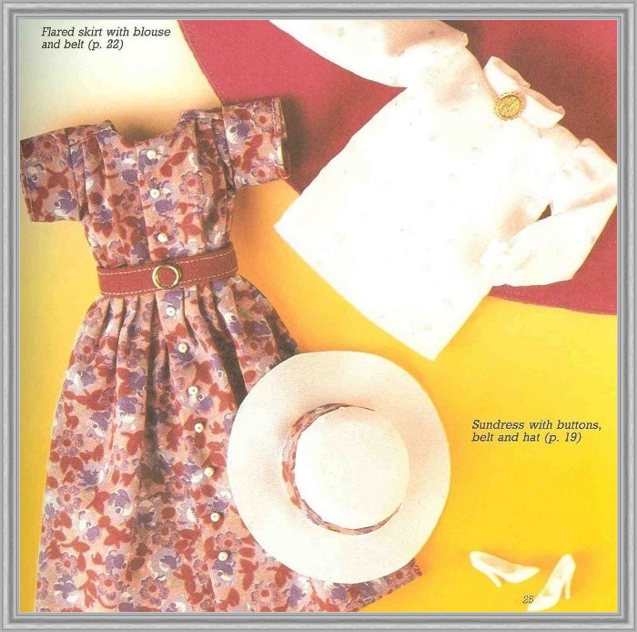 Digital - Vintage Barbie Sewing Pattern - Wardrobe Clothes f | Inspire ...