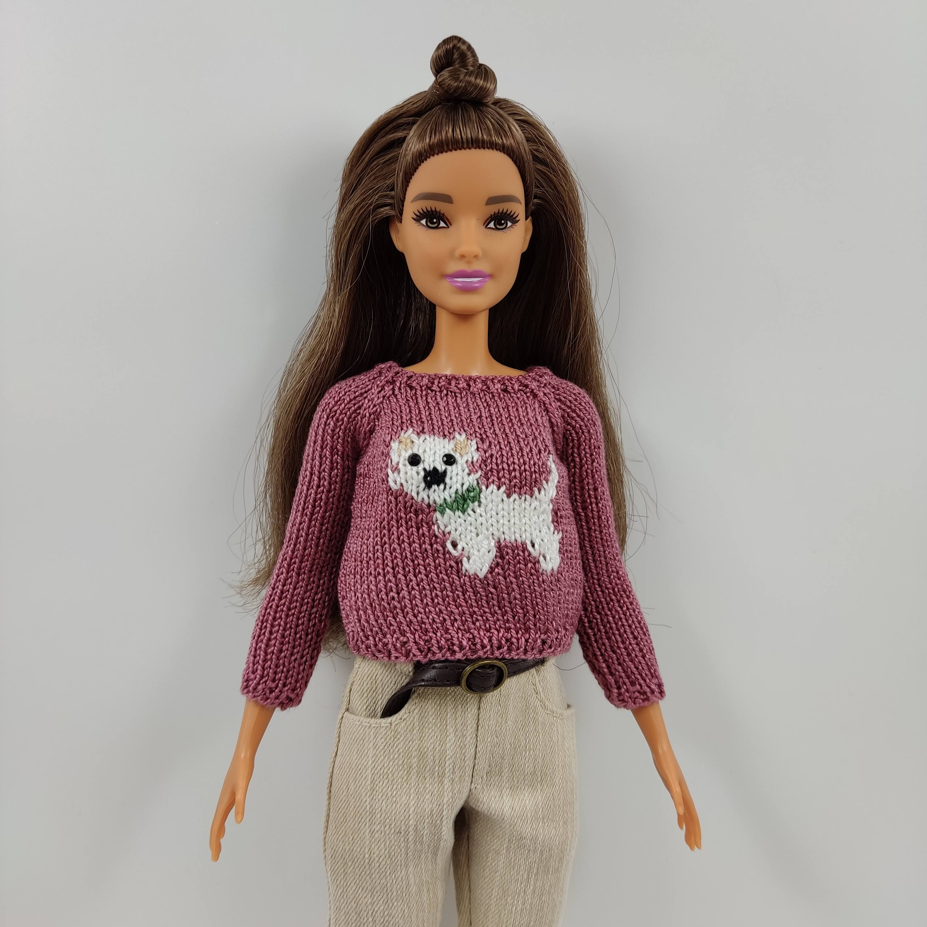 Barbie doll clothes puppy sweater | Inspire Uplift