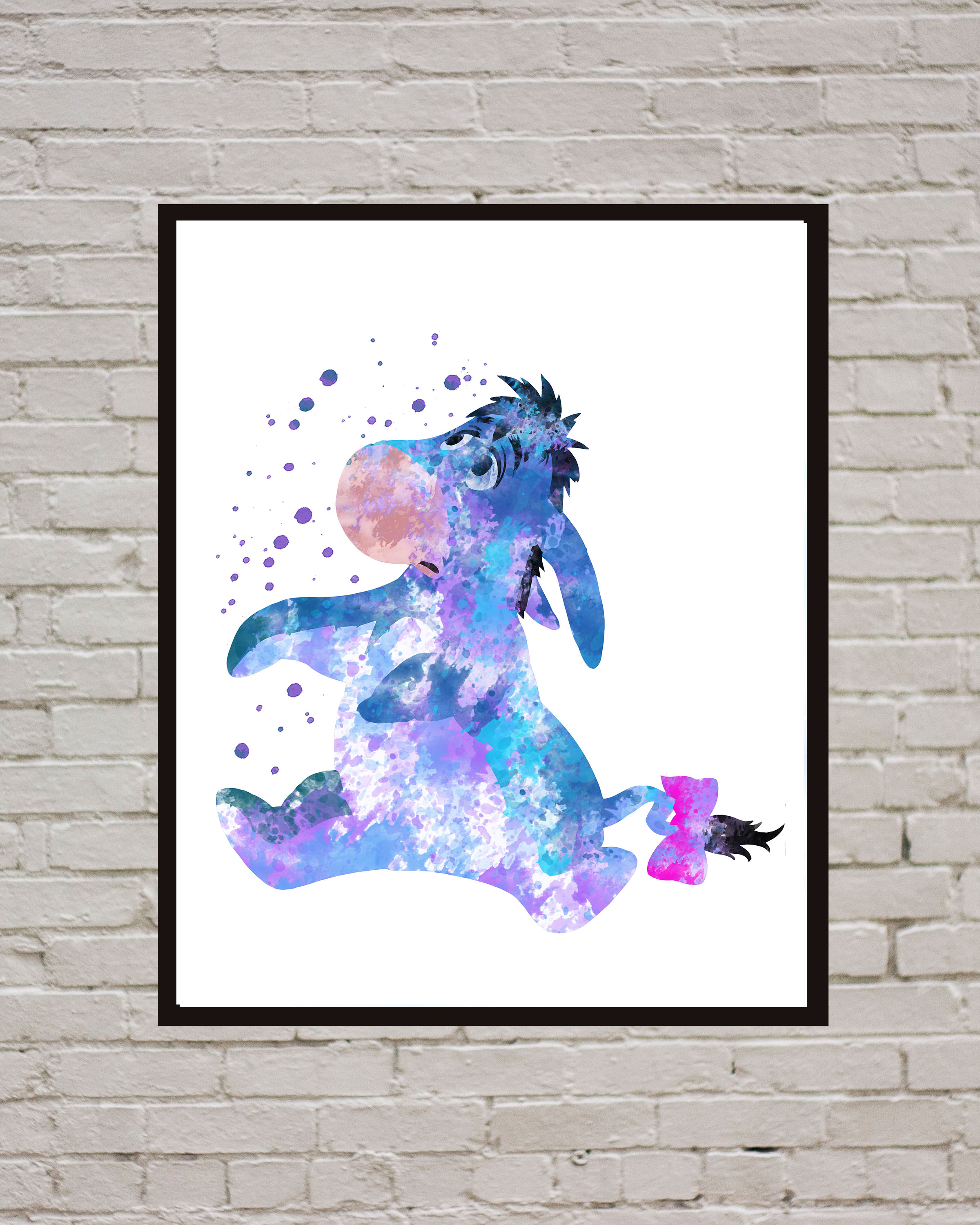 Eeyore Winnie the Pooh Disney Art Print Digital Files nurser | Inspire ...