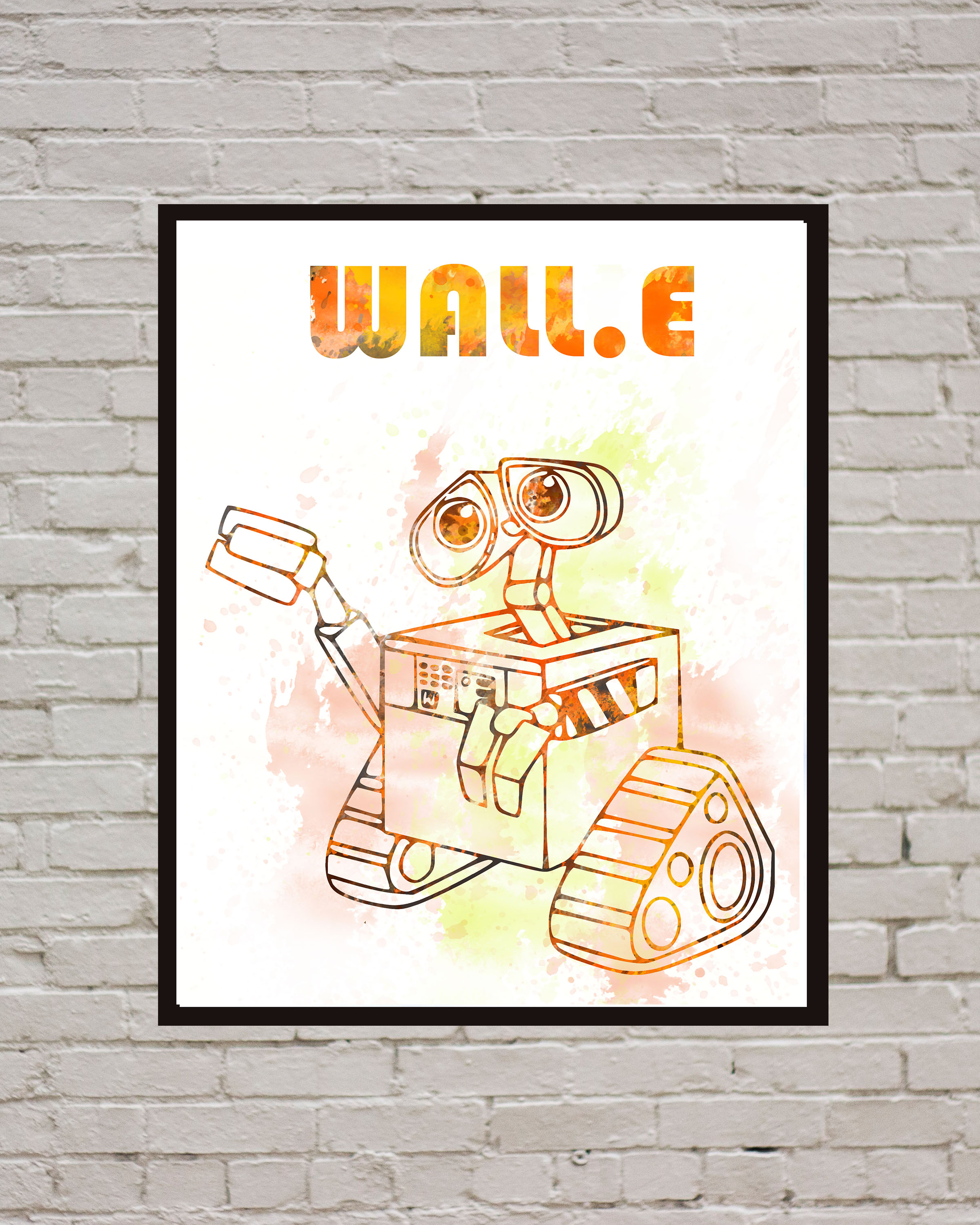WALL-E Disney Art Print Digital Files decor nursery room wat - Inspire Uplift