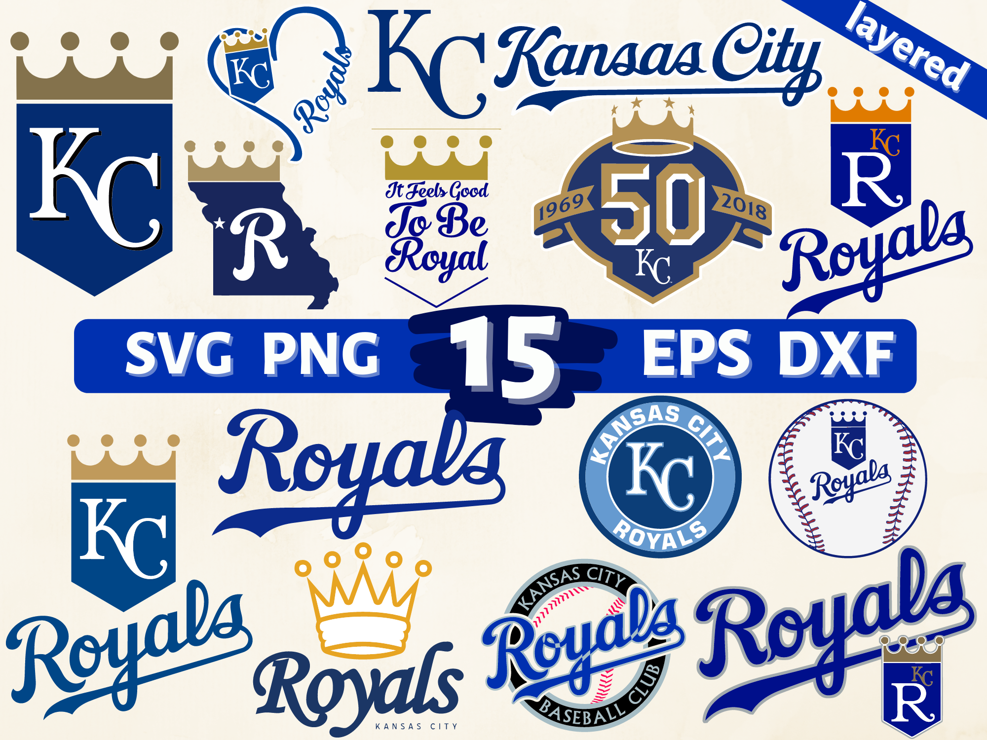 Digital Download, Kansas City Royals, Kansas City Royals log | Inspire ...