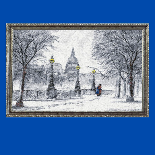 Winter Landscape | Machine Embroidery Design | Photo Stitch | Inspire ...