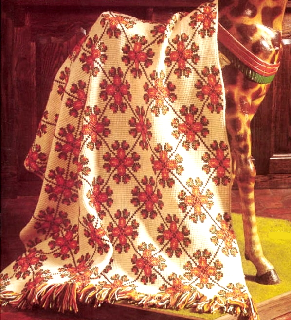 Afghan Vintage Crochet Pattern 27 | Inspire Uplift