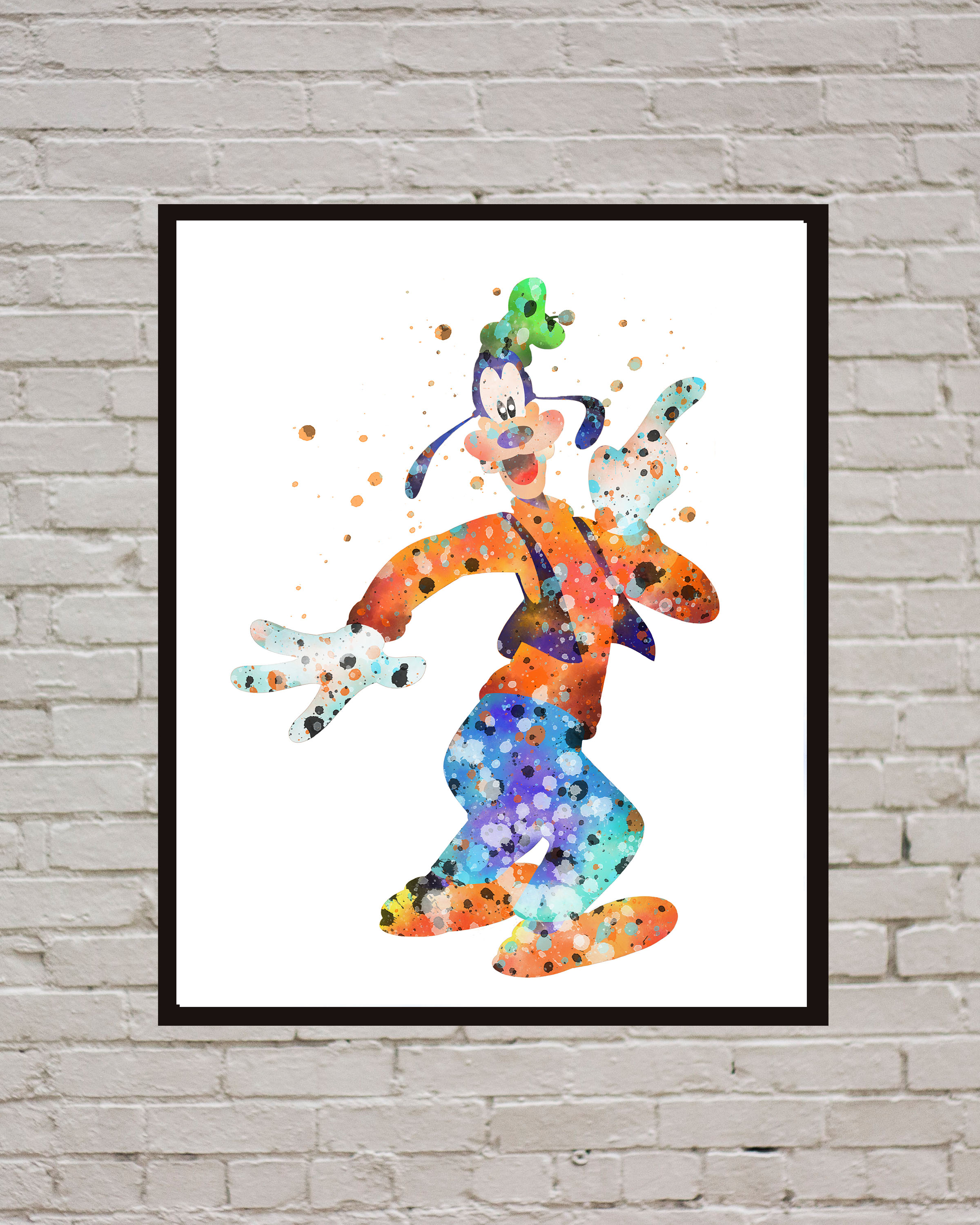 Goofy Disney Art Print Digital Files nursery room watercolor | Inspire ...