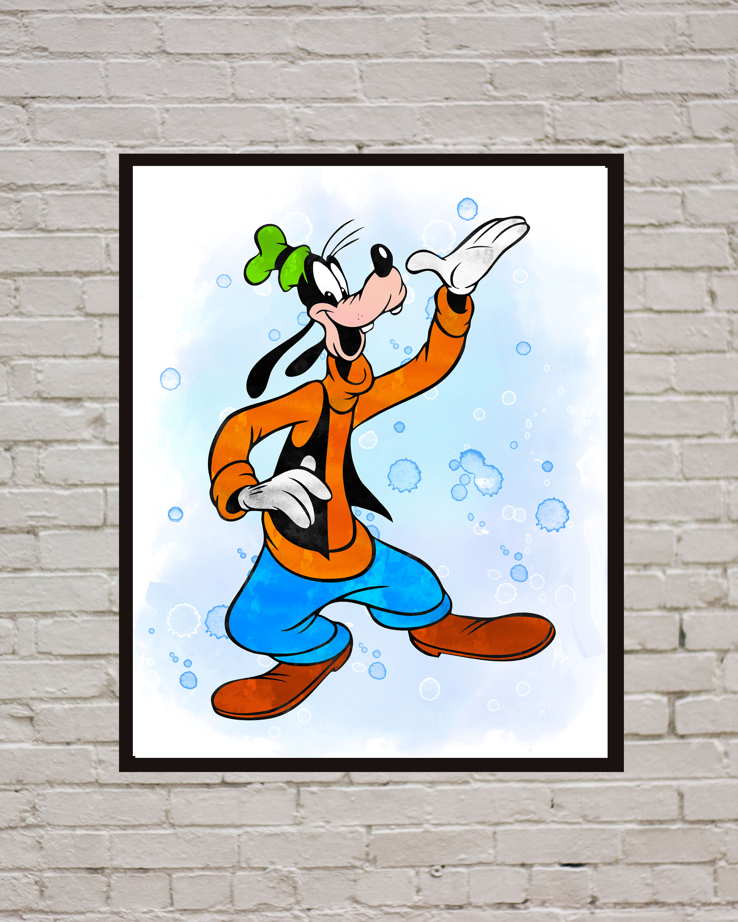 Goofy Disney Art Print Digital Files nursery room watercolor | Inspire ...