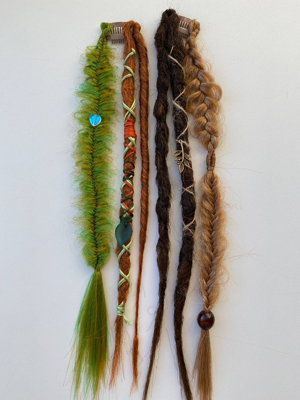 Synthetic Dread Extensions / Braids / Hair Clip-ins / Dreadl - Inspire ...