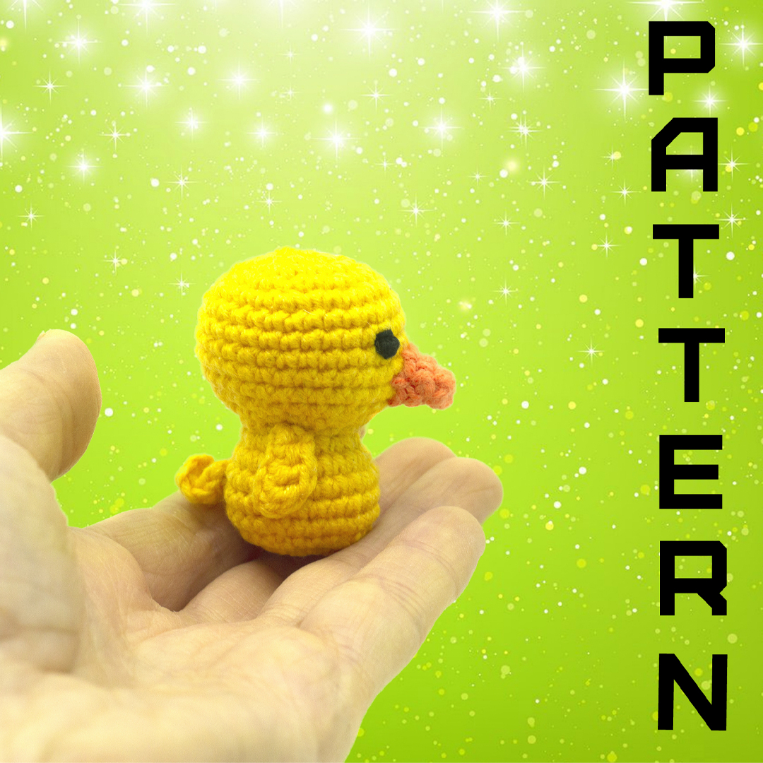 Crochet chick pattern, mini dollhouse pattern, cute and very | Inspire ...