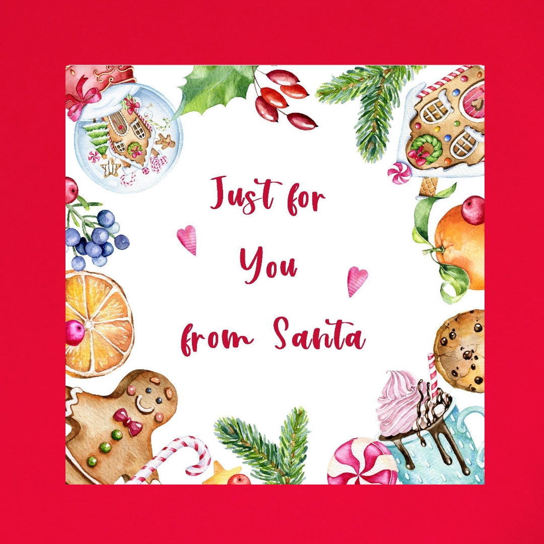 Printable Christmas card form Santa, Merry Christmas greetin | Inspire ...