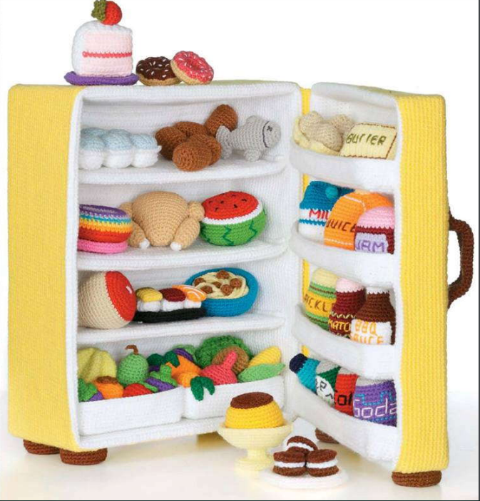 Digital | Crochet vintage toys | Knitted refrigerator | Knit | Inspire ...