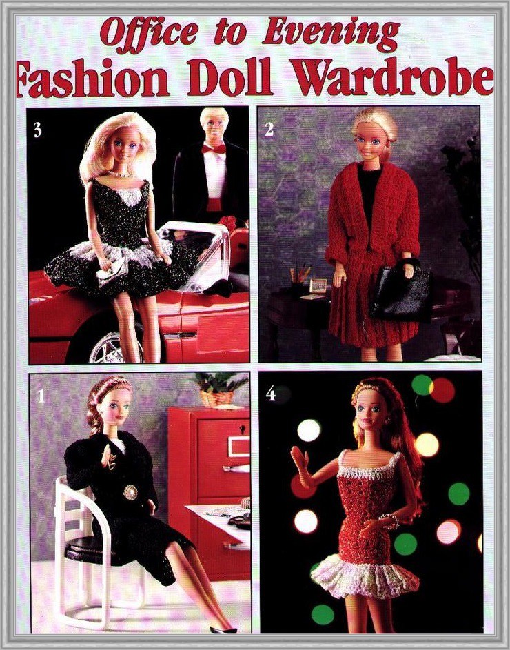 Digital - Vintage Barbie Crochet Pattern - Crochet Patterns | Inspire ...