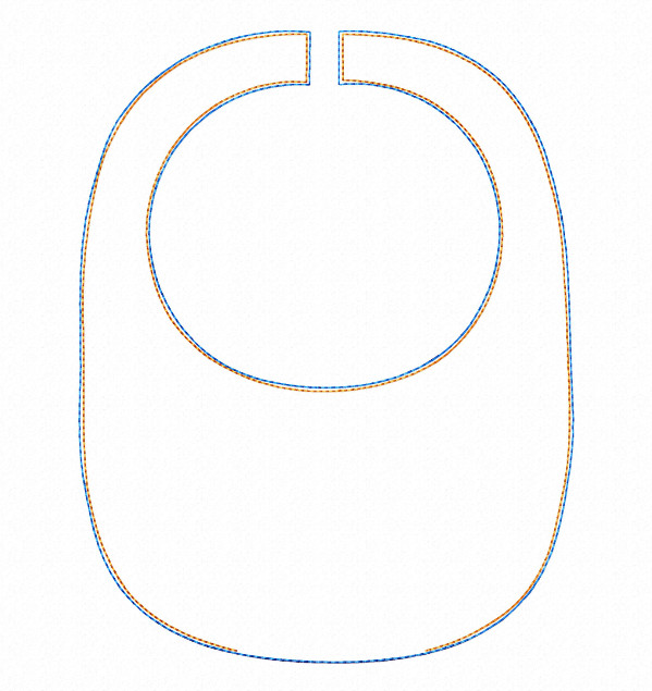 Baby Bib ITH In The Hoop Embroidery design 3 Sizes -INSTANT | Inspire ...