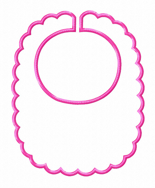 Baby Bib ITH In The Hoop Embroidery design 3 Sizes -INSTANT | Inspire ...
