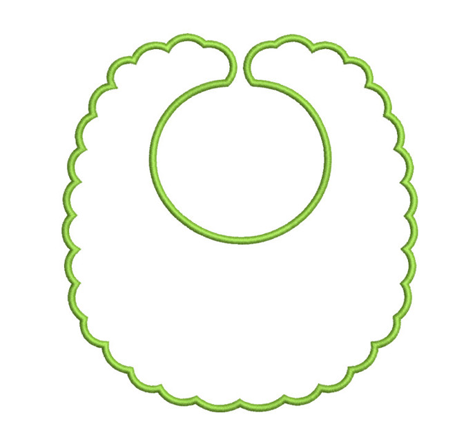 Baby Bib ITH In The Hoop Embroidery design 3 Sizes -INSTANT | Inspire ...