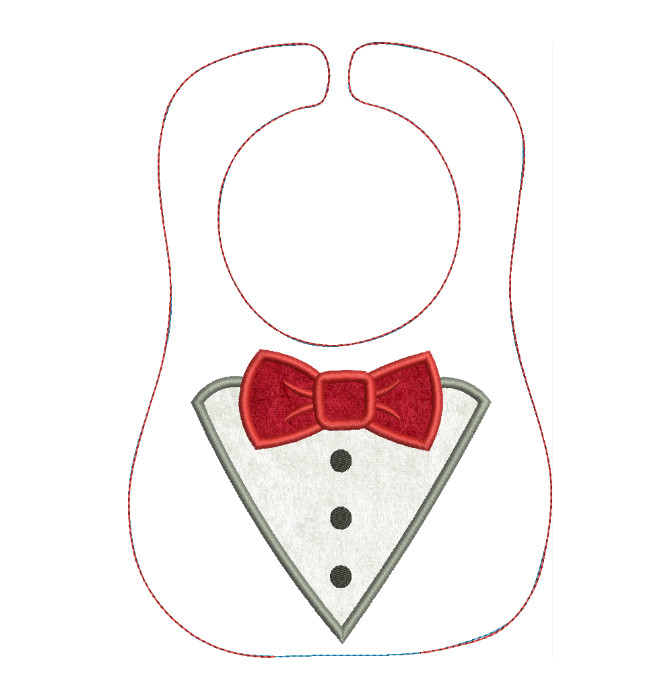 Baby Bib ITH In The Hoop Embroidery design 3 Sizes -INSTANT | Inspire ...