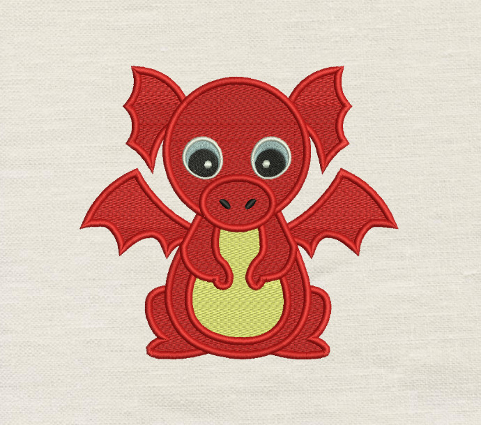 Baby Dragon Embroidery Designs | Inspire Uplift