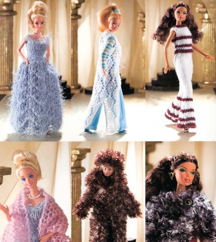 Digital | Vintage Barbie Knitting Pattern | Knitting Pattern - Inspire ...