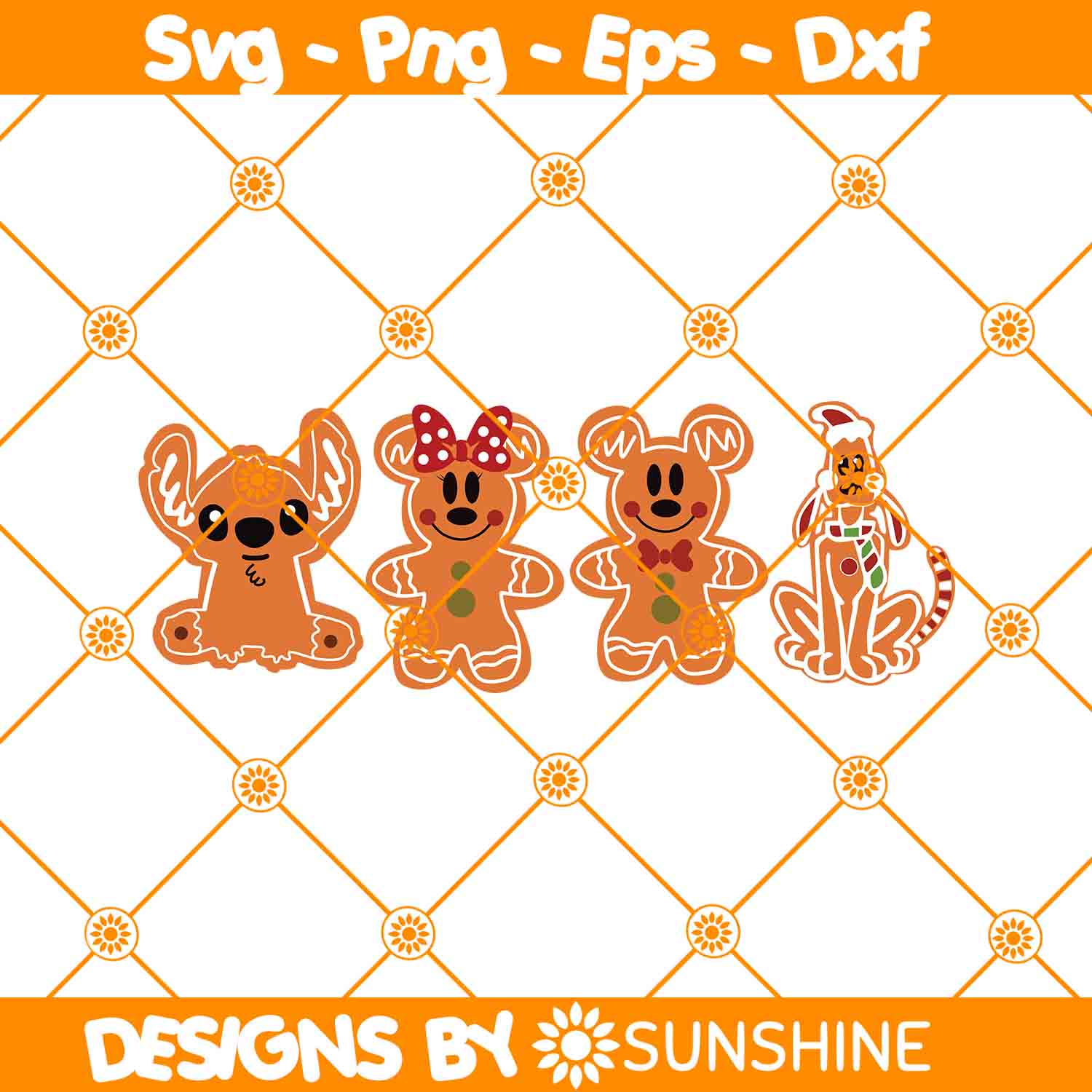 Gingerbread Cookie Svg, Disney Gingerbread Svg, Christmas Ho | Inspire ...