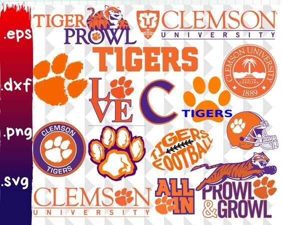 Big SVG Bundle, Digital Download, Clemson Tigers, Clemson Ti | Inspire Uplift