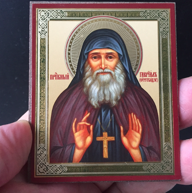 St. Gabriel of Georgia | Lithography print mounted on wood | - Inspire ...