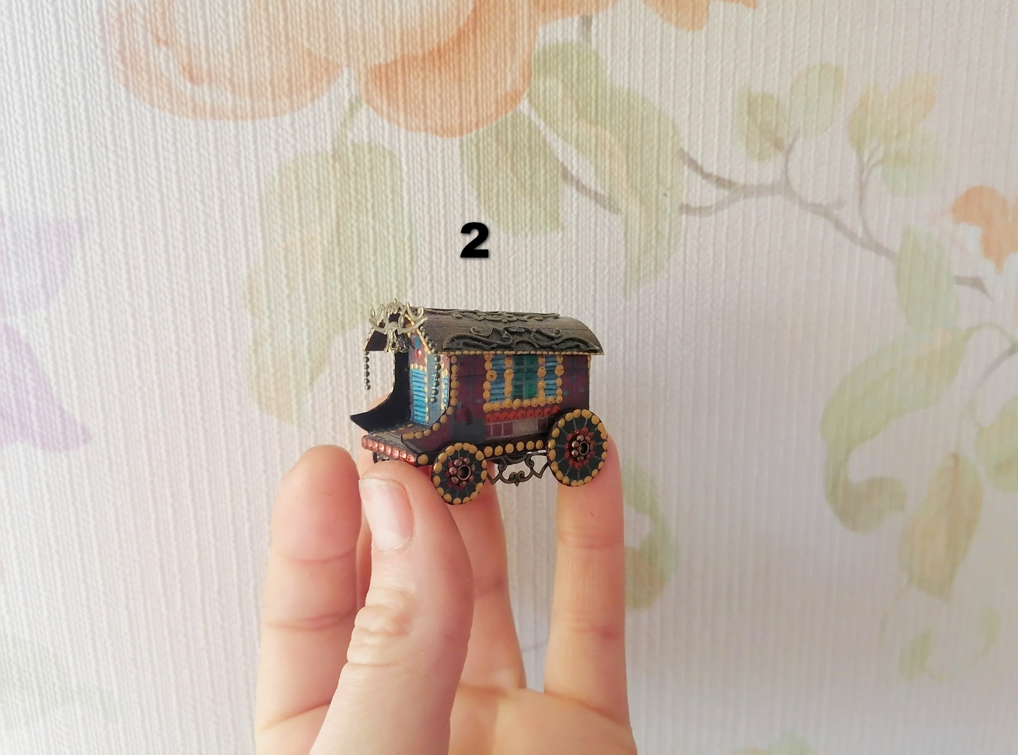 1:12 scale.Gypsy wagon. Toy for a doll . - Inspire Uplift