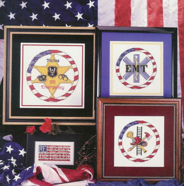 True Patriots Vintage cross stitch pattern PDF | Inspire Uplift