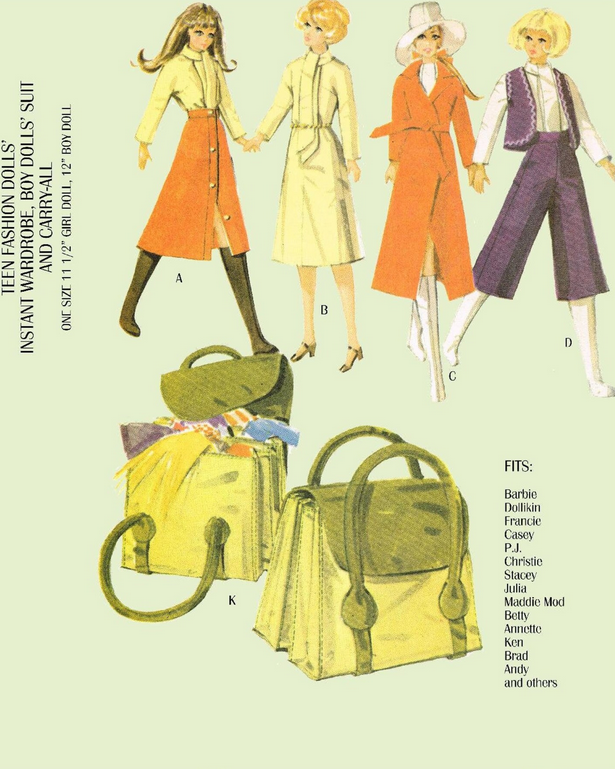 2580 Mccalls Digital Download Pattern for Barbie 11.5 inches | Inspire ...