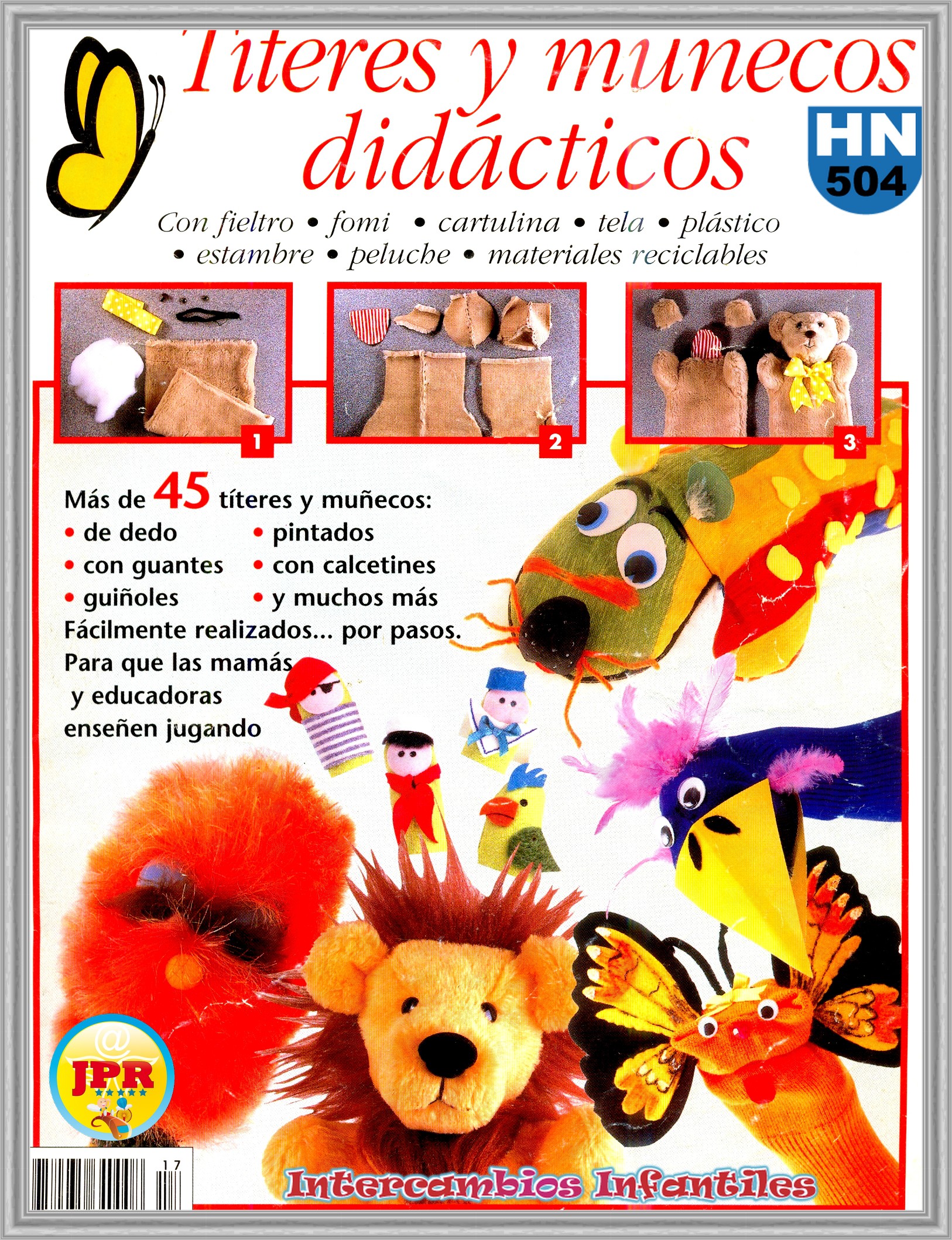 Digital - Vintage Finger Dolls Pattern - 45 Finger Doll Desi - Inspire ...