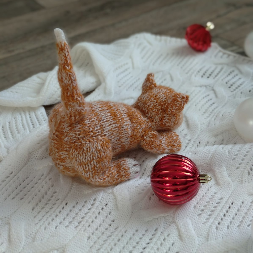 Kitty knitting pattern. Crochet cat pattern, amigurumi cat | Inspire Uplift