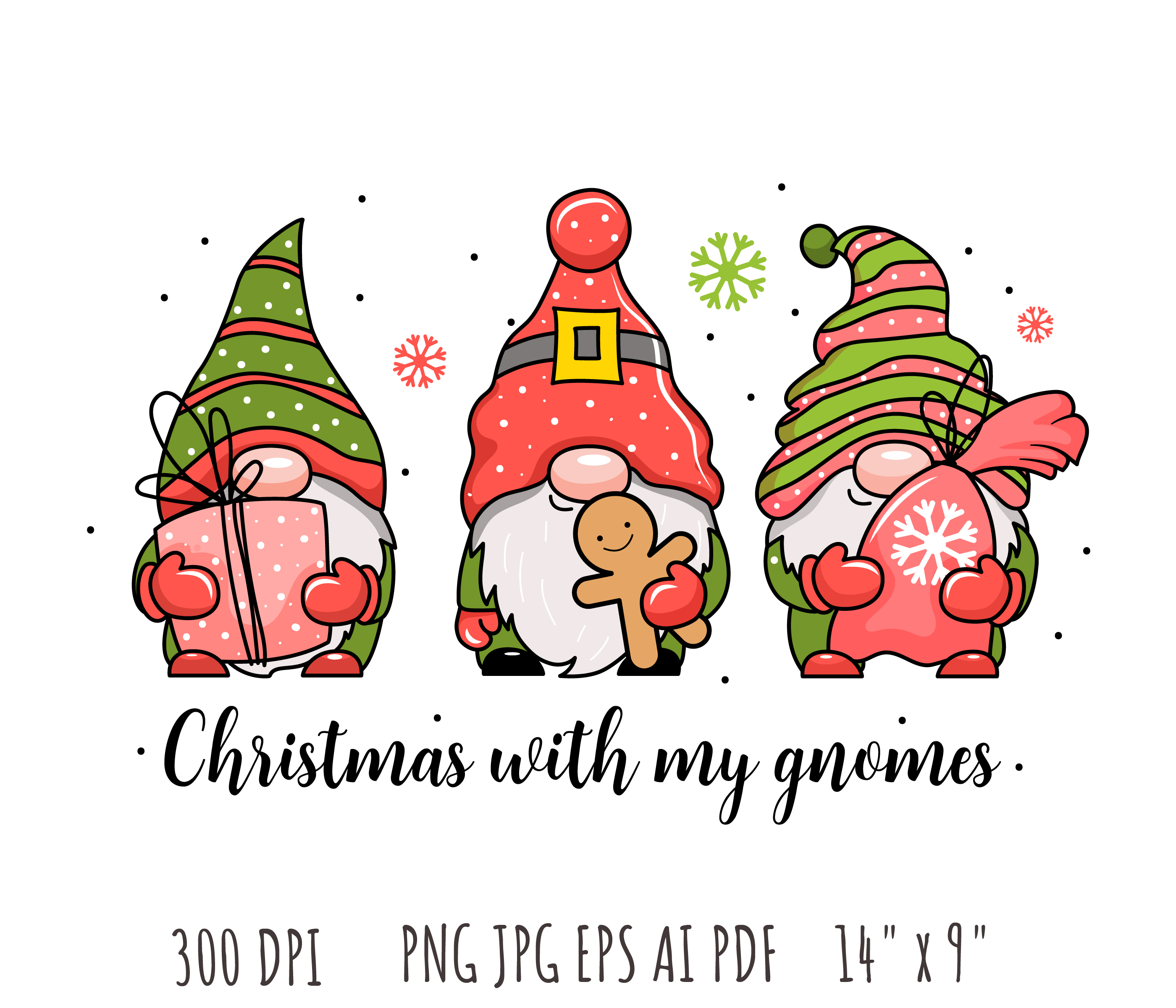 Christmas gnomes PNG, Christmas gnomes clip art, Christmas | Inspire Uplift