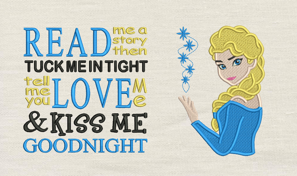 Elsa Frozen with Read Me A Story 2 designs reading pillow-IN | Inspire ...