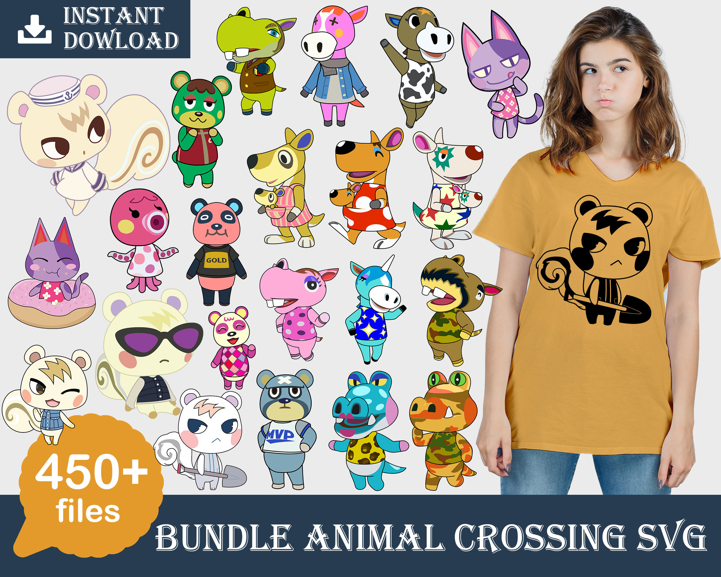 Animal Crossing Svg Bundle, Animal Crossing Svg, Game Svg, b - Inspire ...