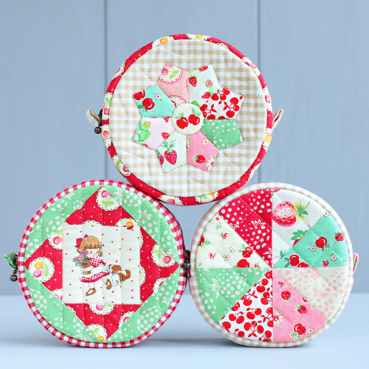 PDF Three Round Pouches Sewing Pattern - Inspire Uplift