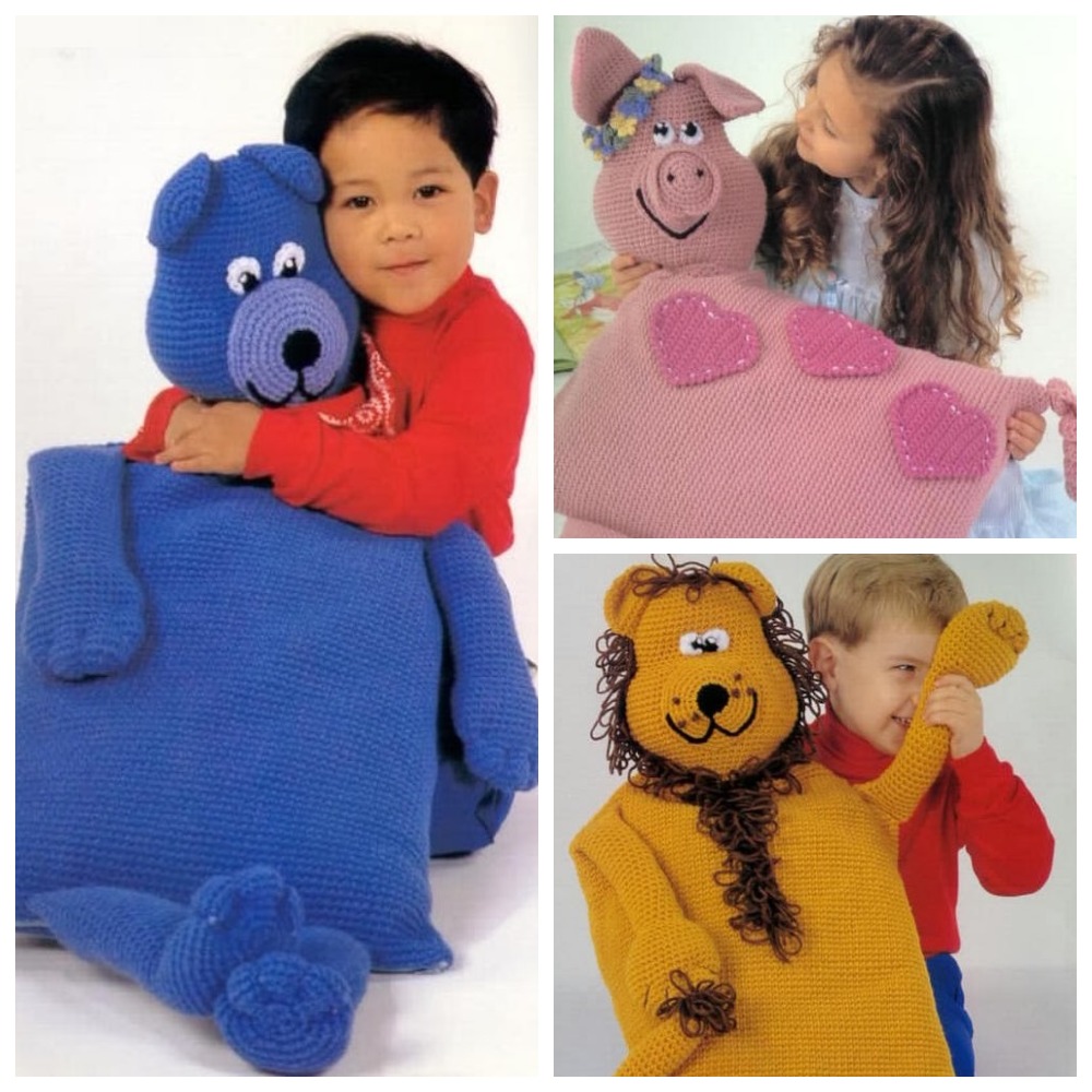 Digital | Vintage Crochet Pattern Toys | Pillow Pets | ENGLI | Inspire Uplift
