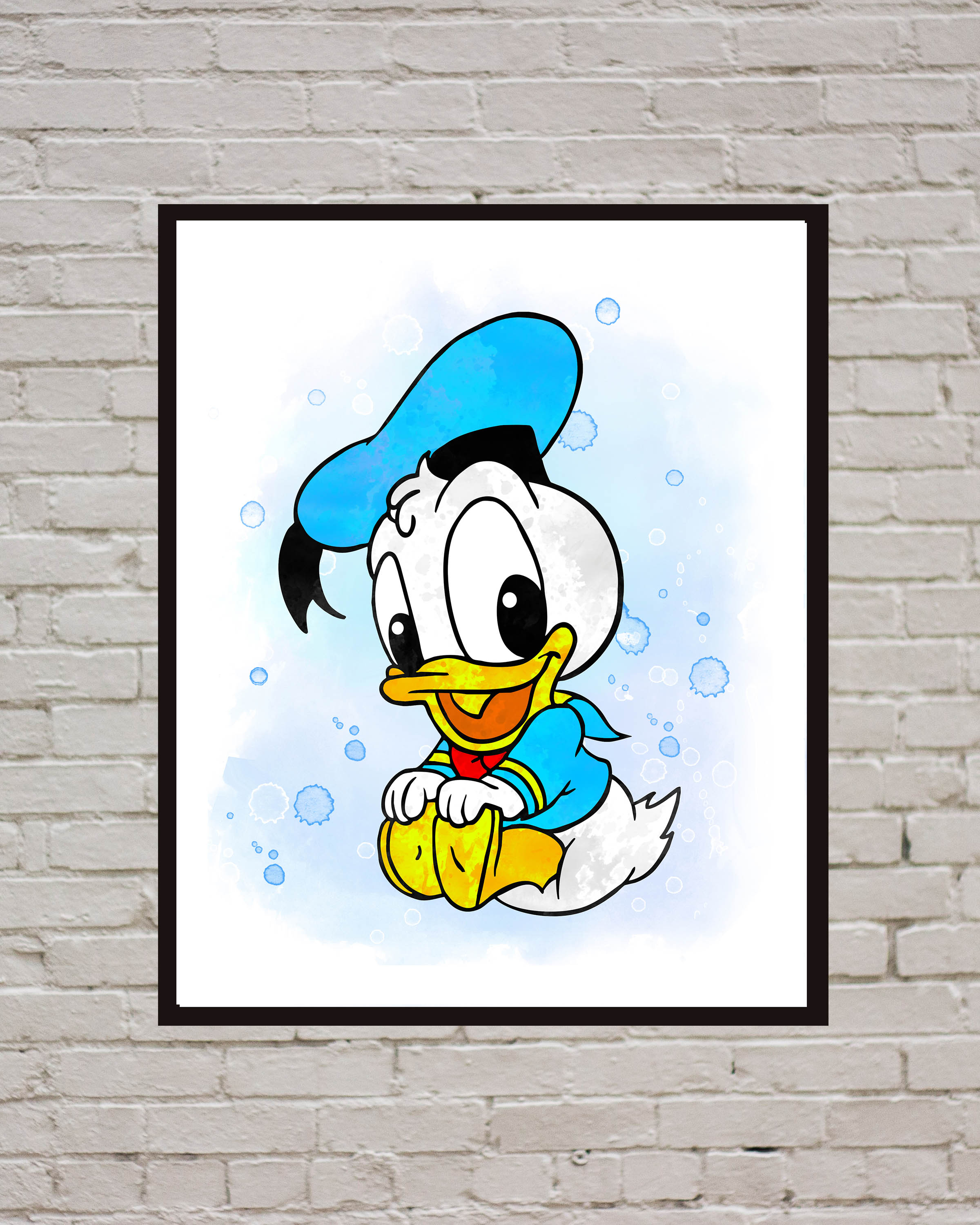 Donald Duck Disney Art Print Digital Files nursery room wate - Inspire ...