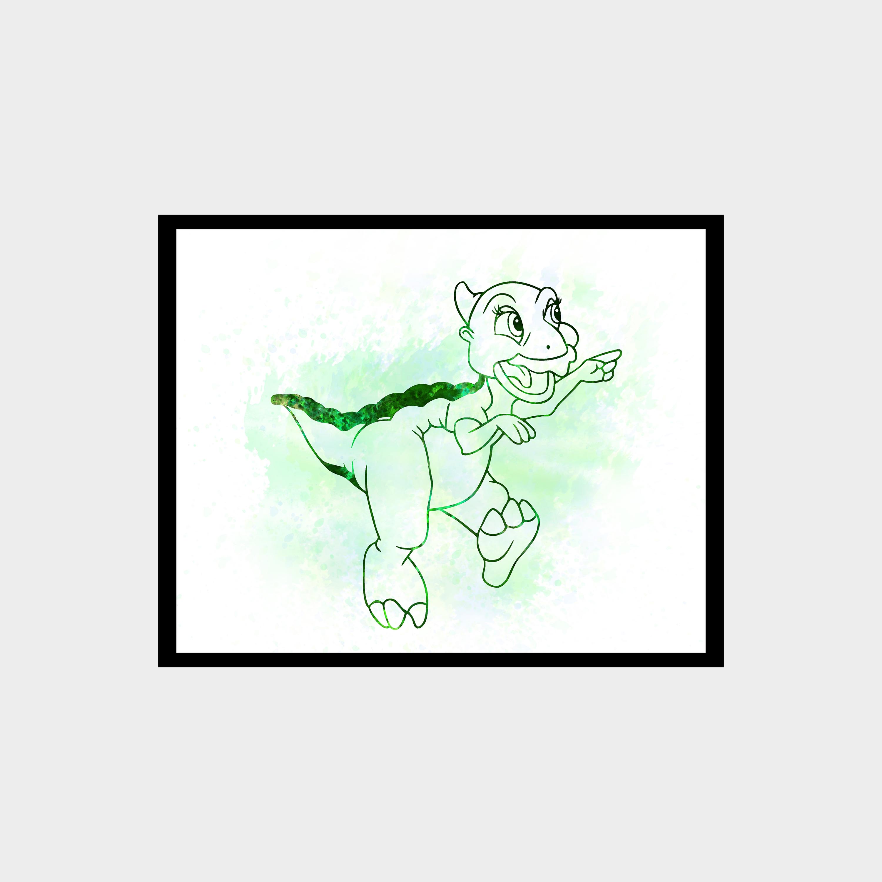 Land Before Time Ducky Disney Art Print Digital Files nurser | Inspire ...