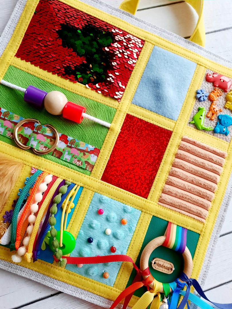 Sensory busy board Autism, Fidget blanket mat dementia, Lap - Inspire ...