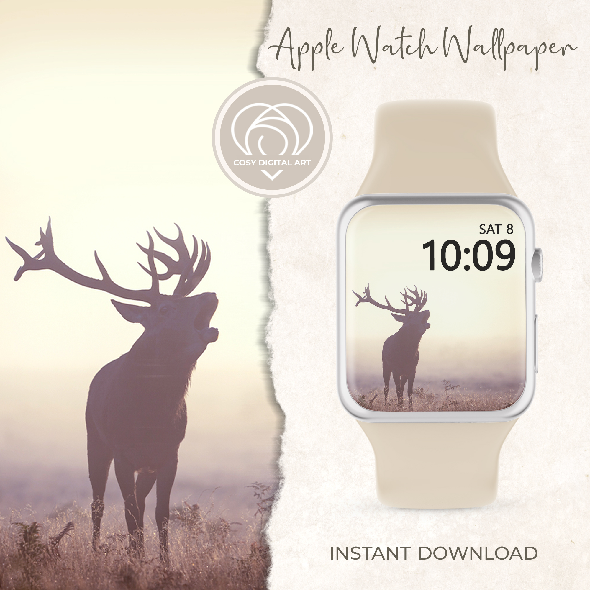 Apple Watch Wallpaper | Autumn Fall Thanksgiving Reindeer Ap | Inspire ...