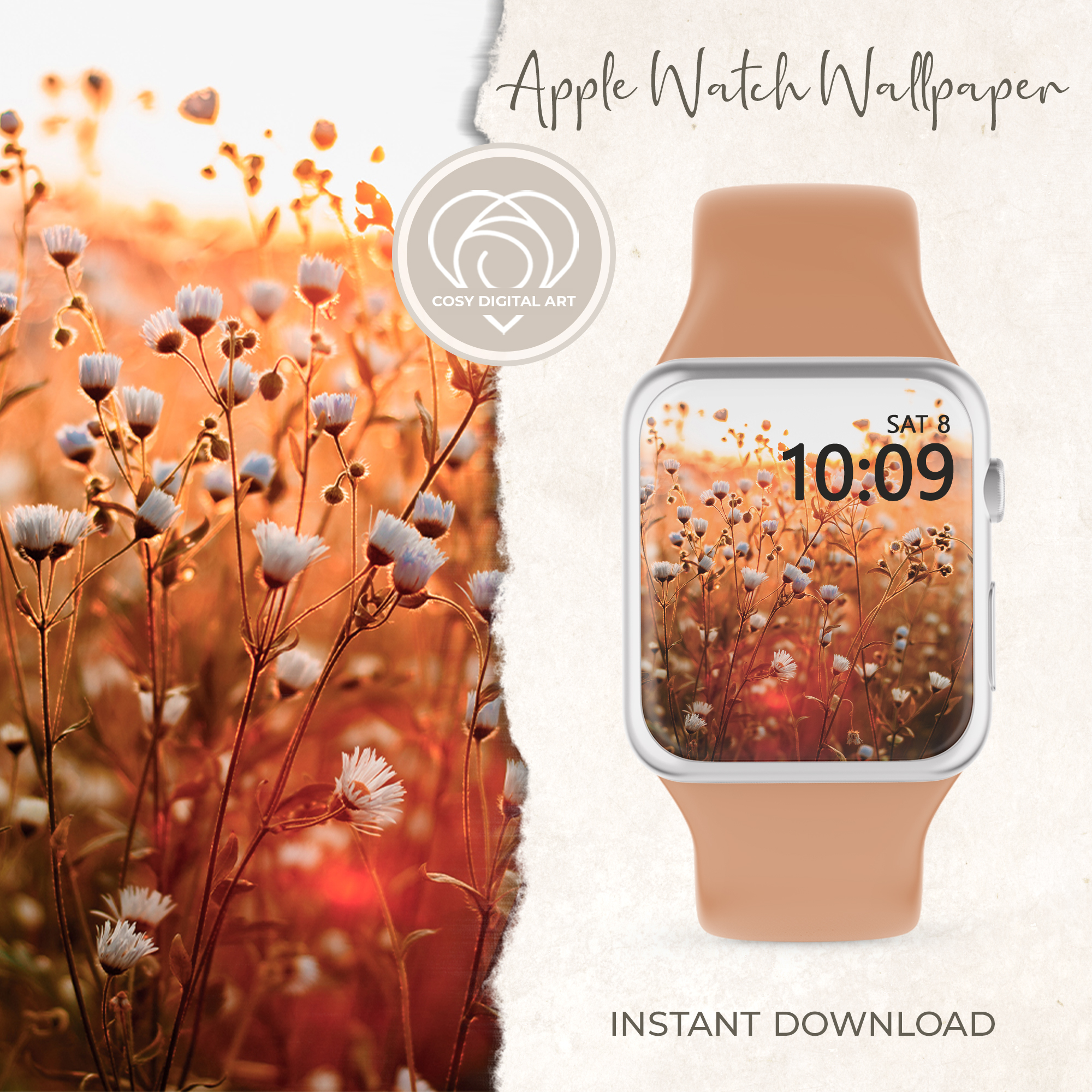 Apple Watch Wallpaper | Thanksgiving Autumn Fall Wildflowers | Inspire ...