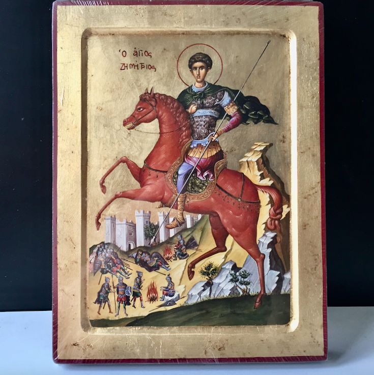 Saint Demetrius (or Demetrios) of Thessaloniki, High quality | Inspire ...