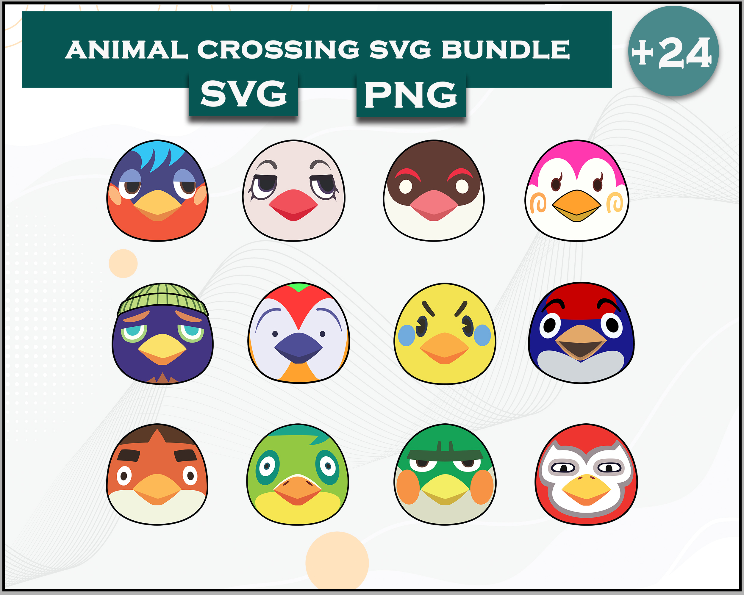 Bird Bundle SVG, Bird SVG, Aniaml Crossing SVG, Cartoon SVG | Inspire ...