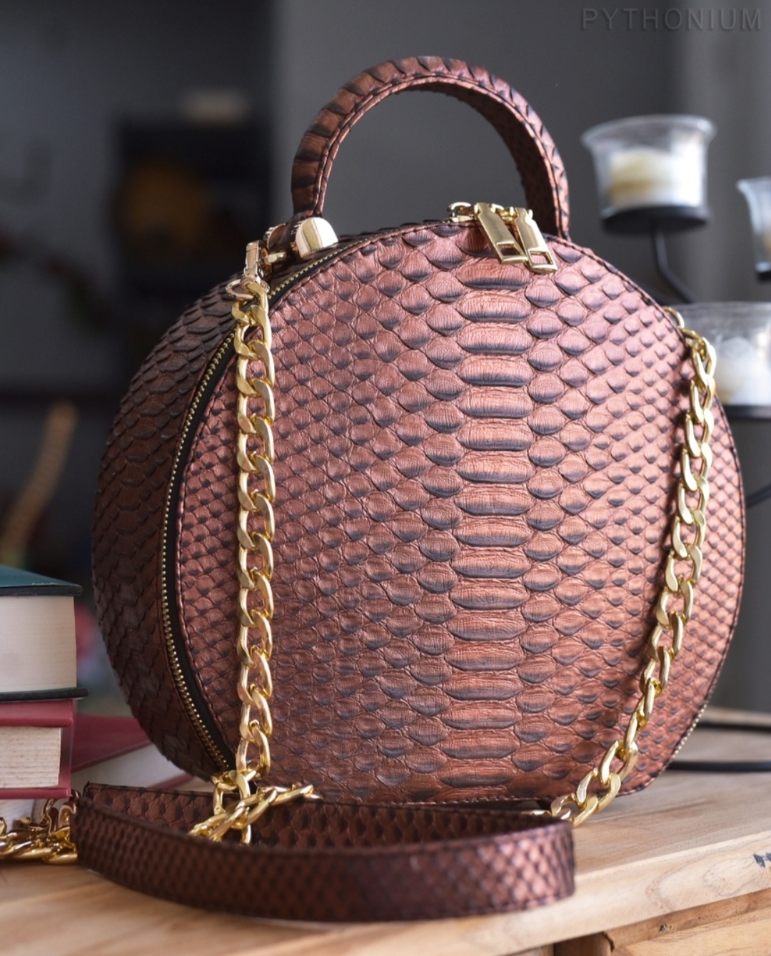 Exclusive bag made of python skin - Inspire Uplift