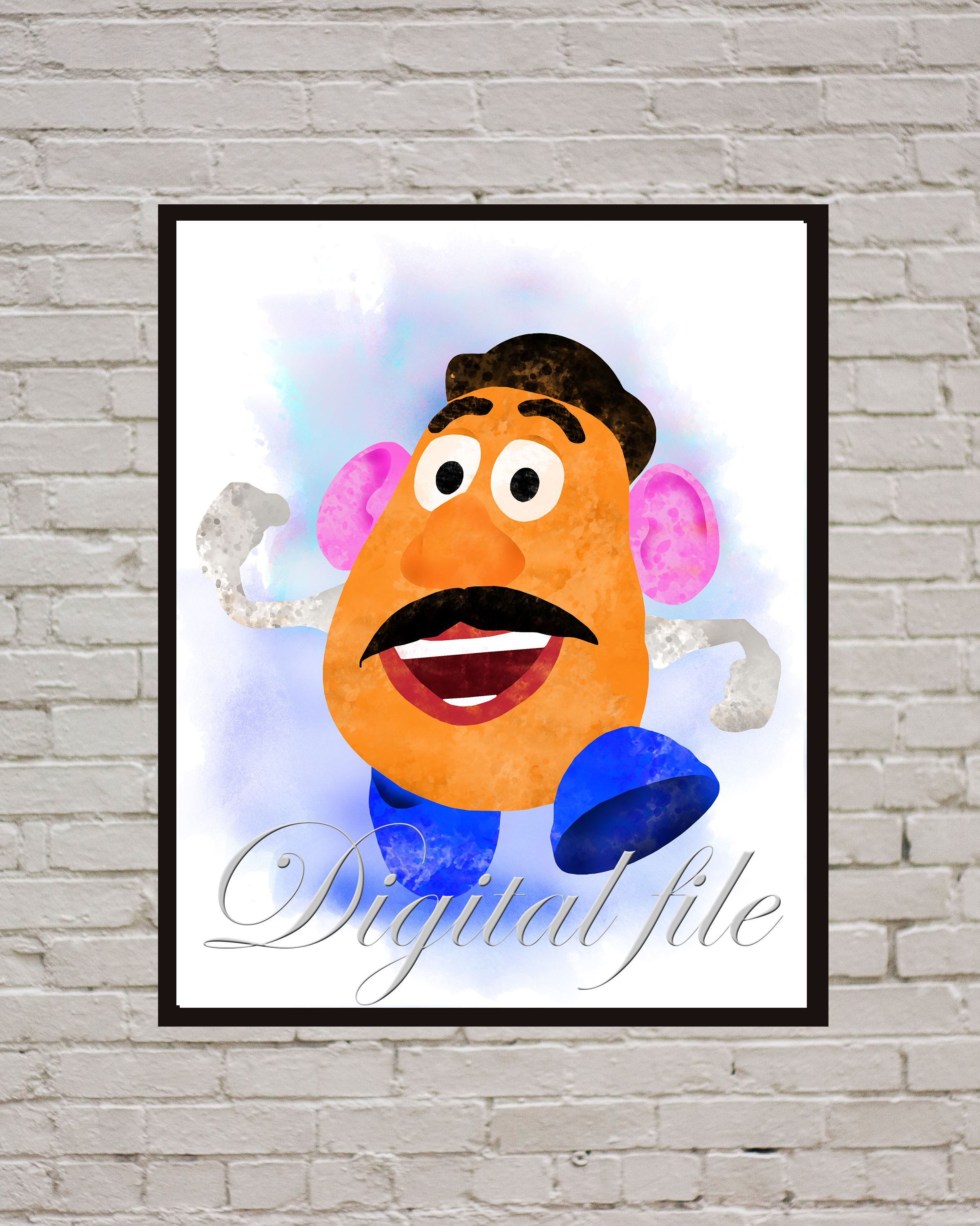 Toy Story Mr. Potato Head Disney Art Print Digital Files nur | Inspire ...