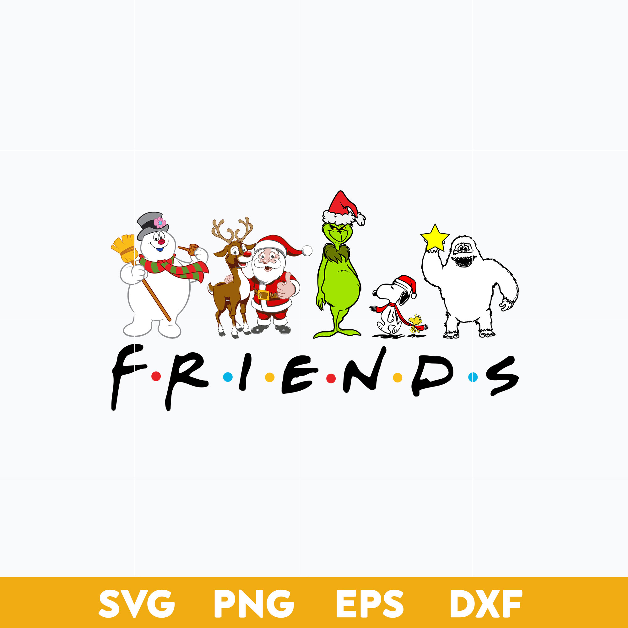 Friends Grinch Christmas SVG, Grinch Christmas SVG, Christma | Inspire ...