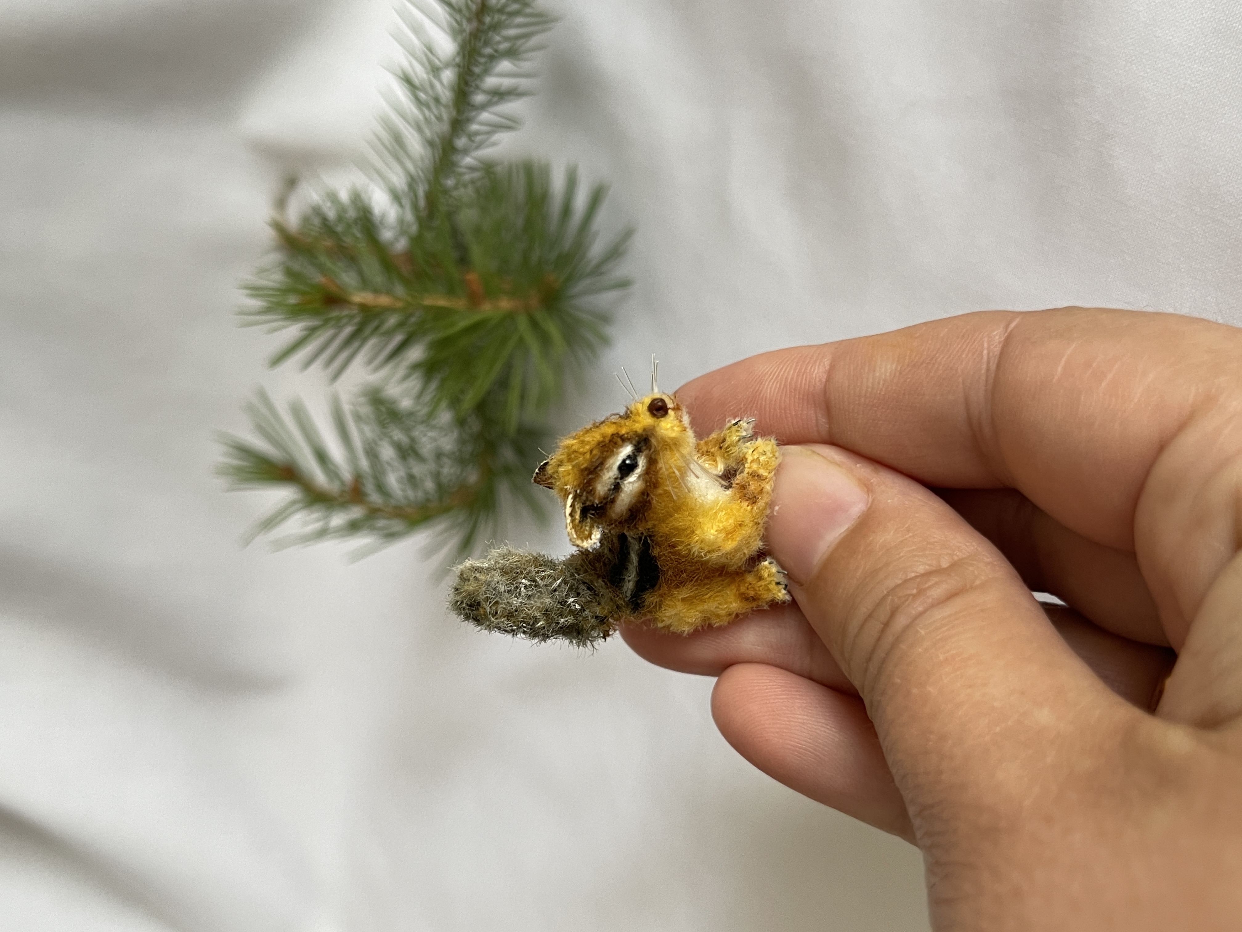 Miniature realistic chipmunk minitoy ooak pet friend for dol - Inspire ...