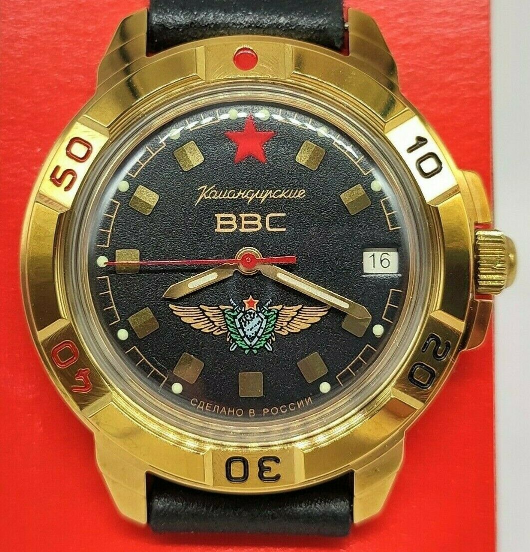 New mechanical watch Vostok Komandirskie Air Force 439313 | Inspire Uplift