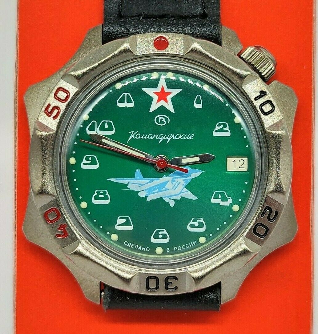 Titanium men's mechanical watch Vostok Komandirskie 536124 - Inspire Uplift