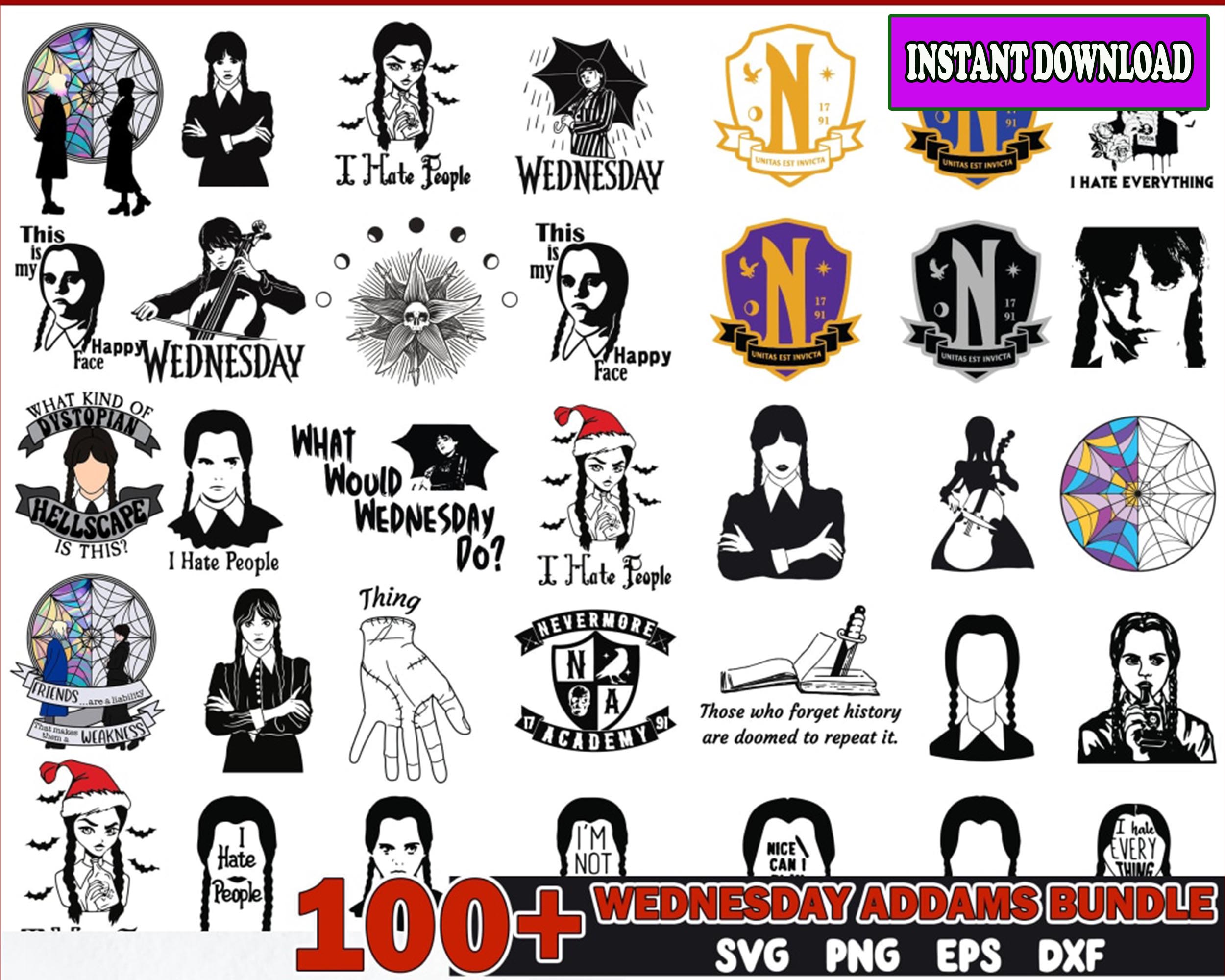 Wednesdays Addam svg, Jenna Ortega, Addam Family svg,png,dxf | Inspire ...