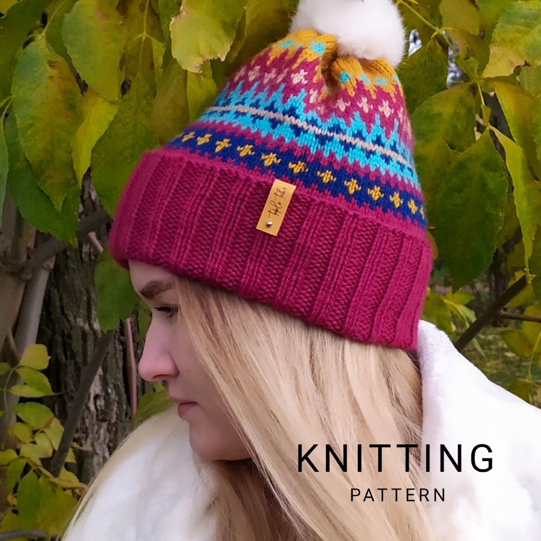 Knitting hat pattern/ Digital download | Inspire Uplift