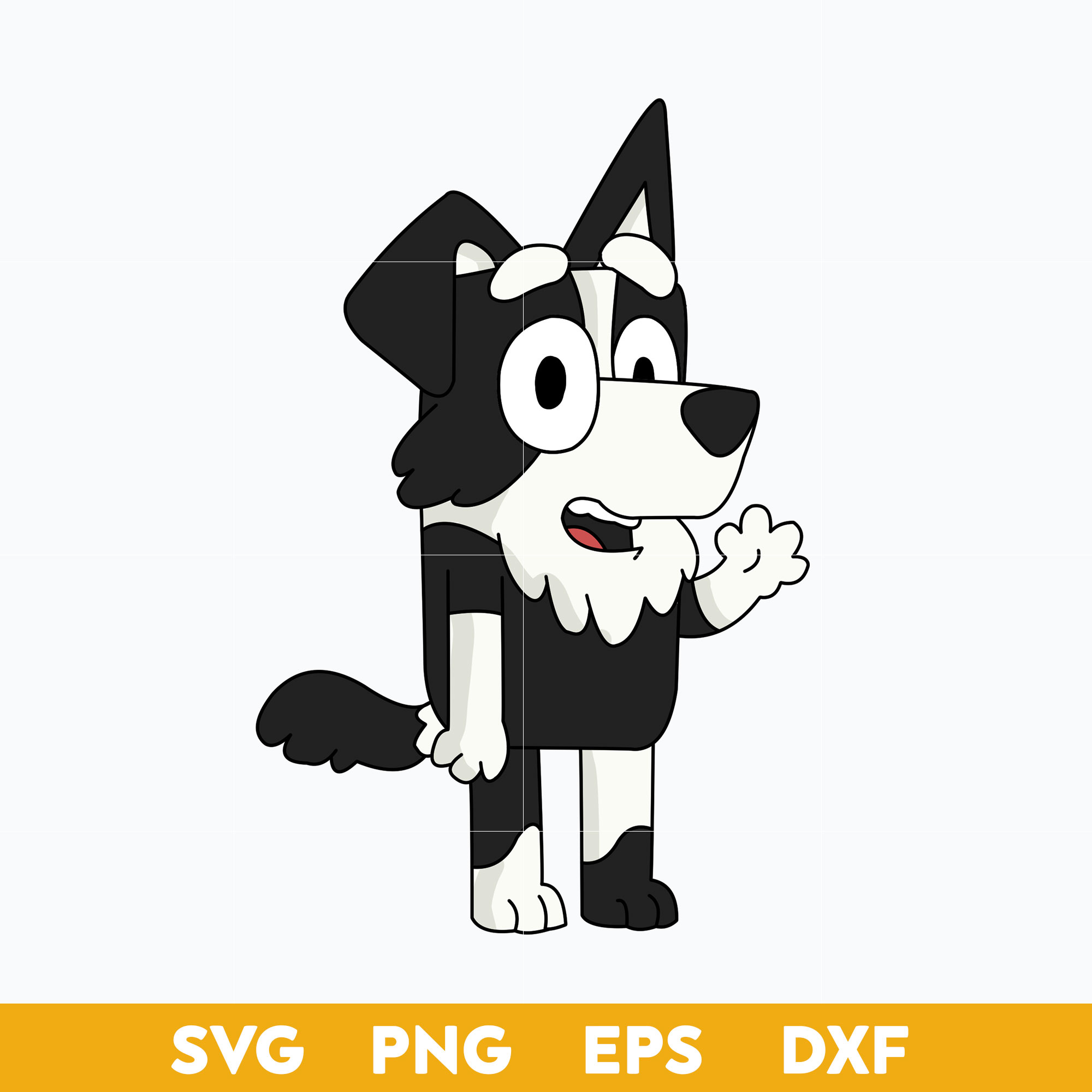 Mackenzie Bluey Dog SVG, Bluey SVG, Cartoon SVG Digital File | Inspire ...