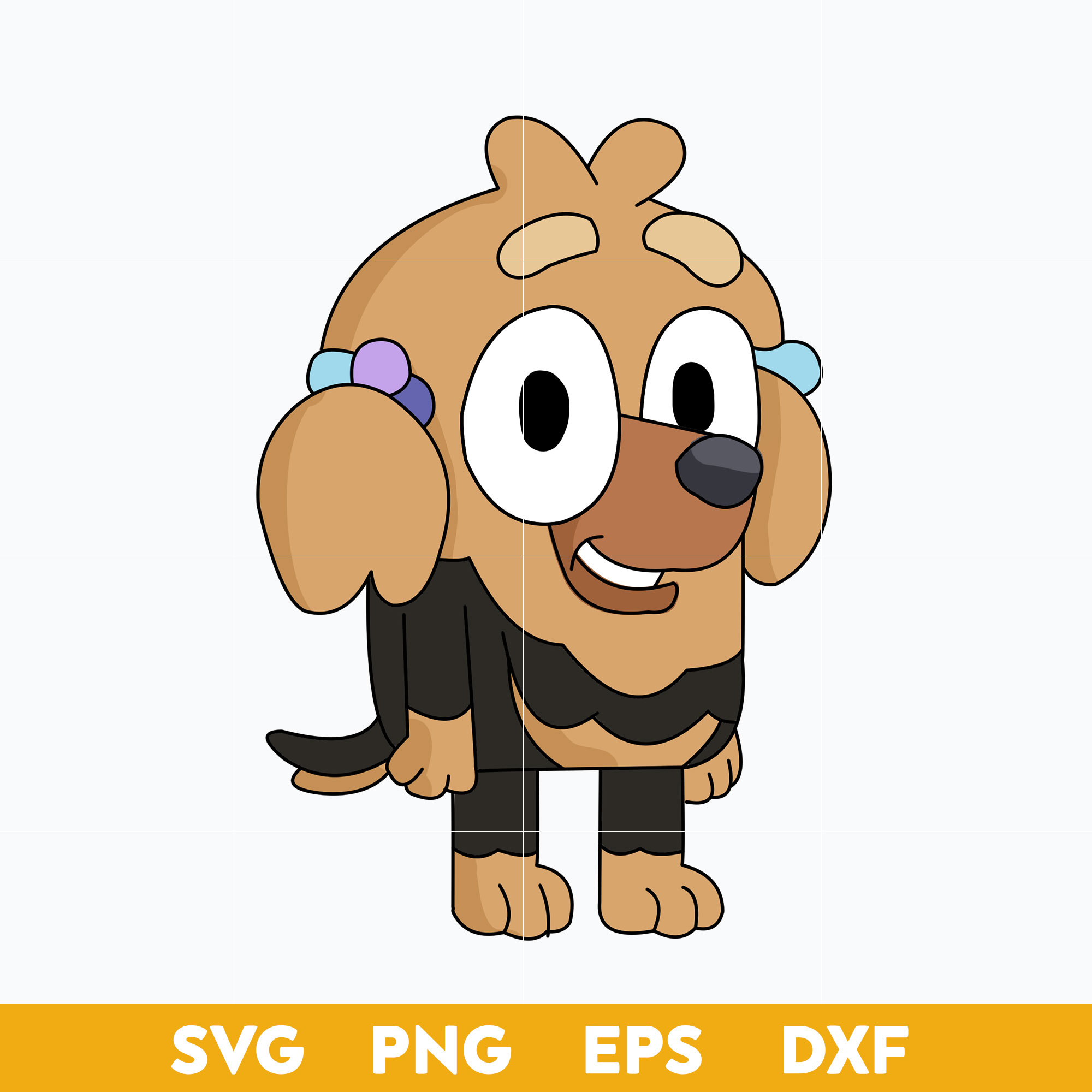 Missy Bluey Dog SVG, Bluey SVG, Cartoon SVG PNG DXF EPS Digi | Inspire ...